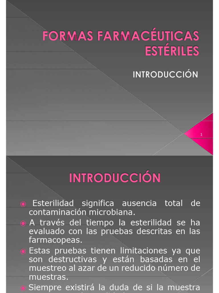 Inyectables Esteriles | PDF | Esterilización (Microbiología) | Probabilidad
