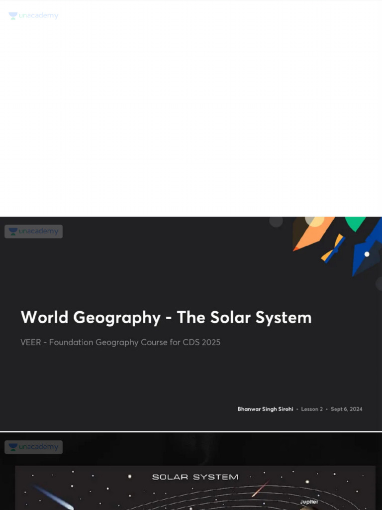 World Geography - The Solar System With Anno 1730845280061 | PDF