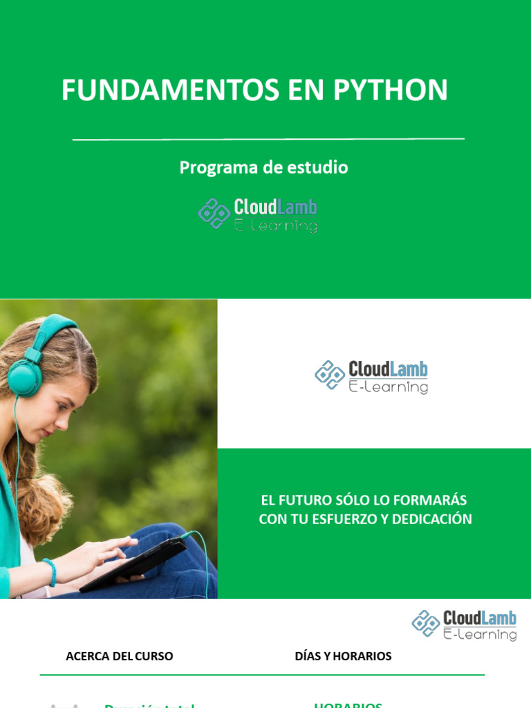 Plan de Estudio Python | PDF | Informática