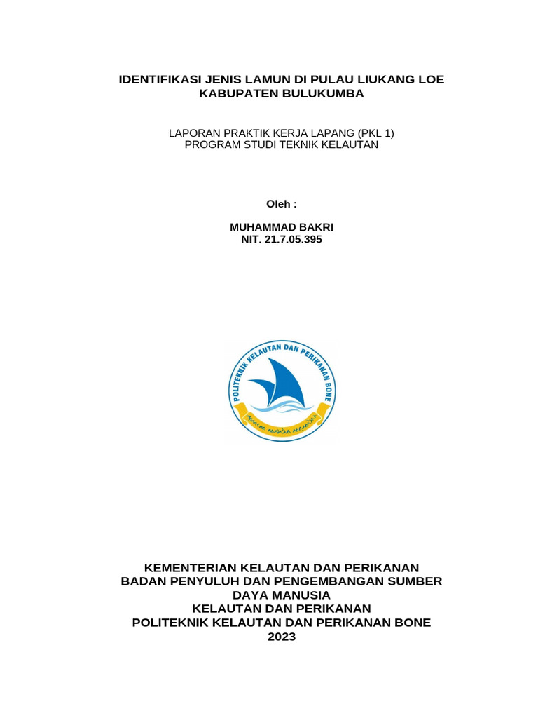 Laporan PKL 1 Bakri | PDF