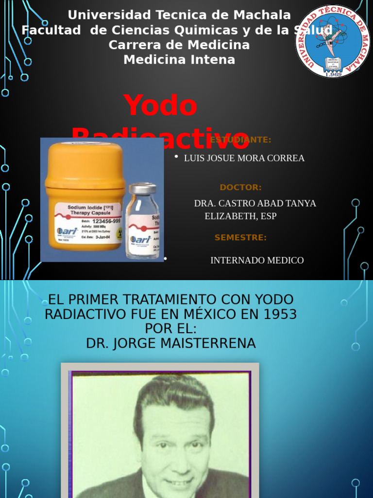 Tratamiento con Yodo Radioactivo en Tiroides | PDF | Tiroides | Yodo