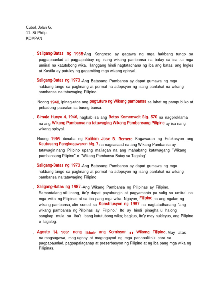 Cubol, Jolan G | PDF