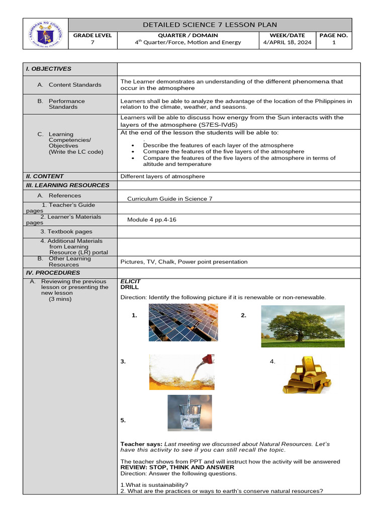 LP7 Layers of Atmosphere | PDF | Atmosphere Of Earth | Atmosphere