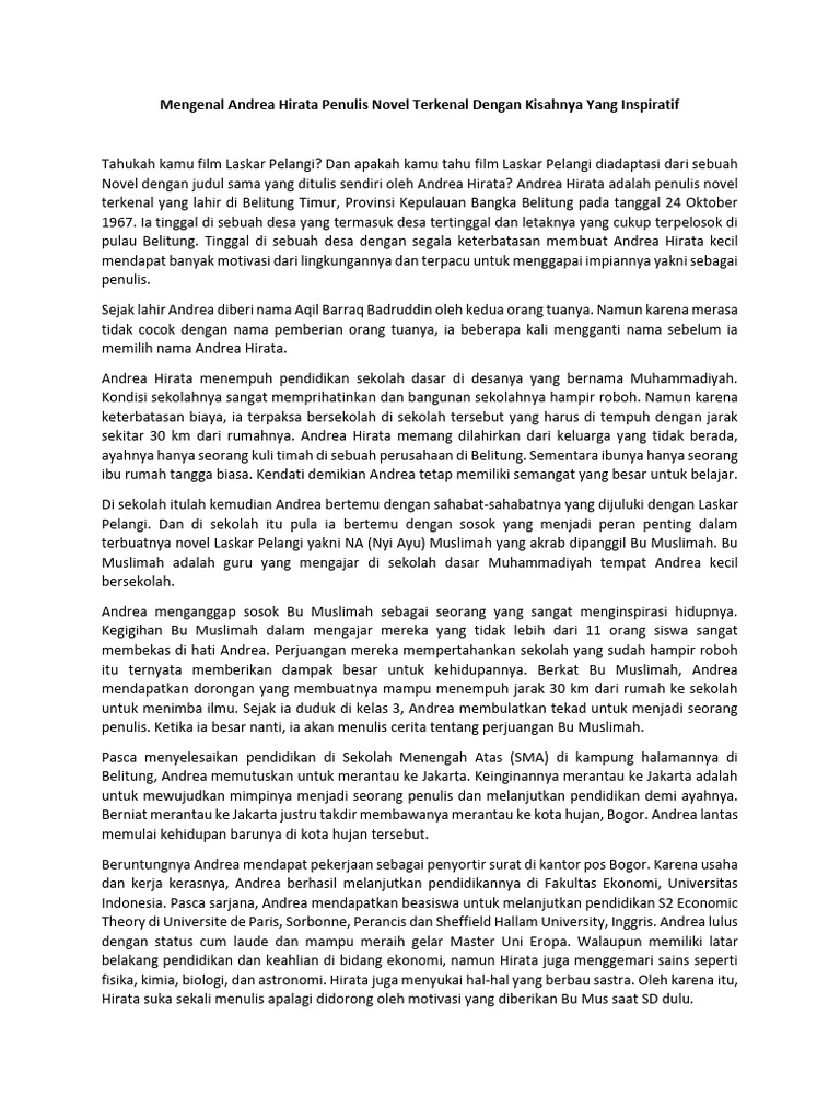 Literasi - Kisah Inspiratif | PDF