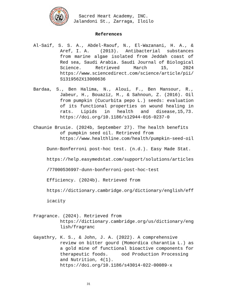 Bar Hand Soap References | PDF | Cucurbita