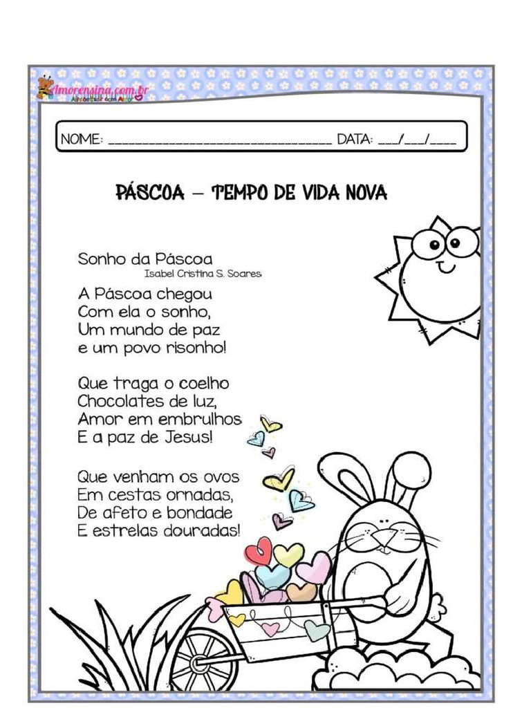 Atividade de Pascoa Completa | PDF