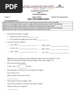 Grade6 Math Exam Answer Key | PDF