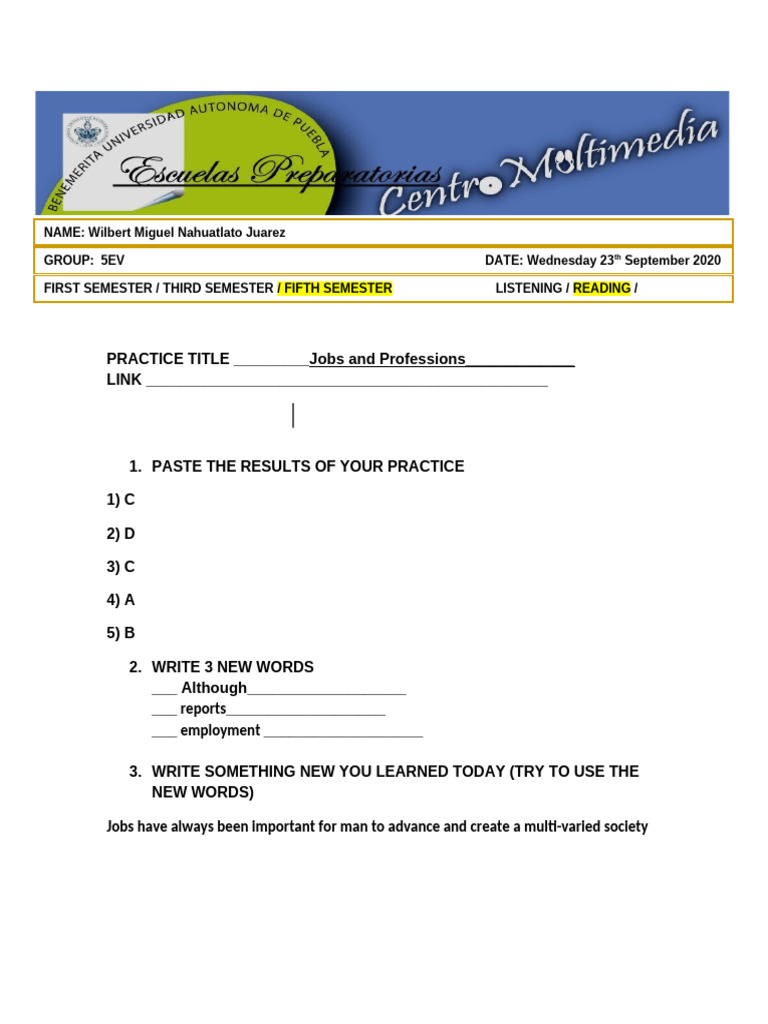 Wilbert Nahuatlato - Activiti 5 | PDF | Business | Social Science