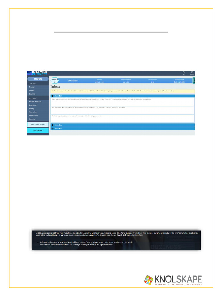 FinAce Business Simulation FAQs Guide | PDF | Factors Of Production | Money