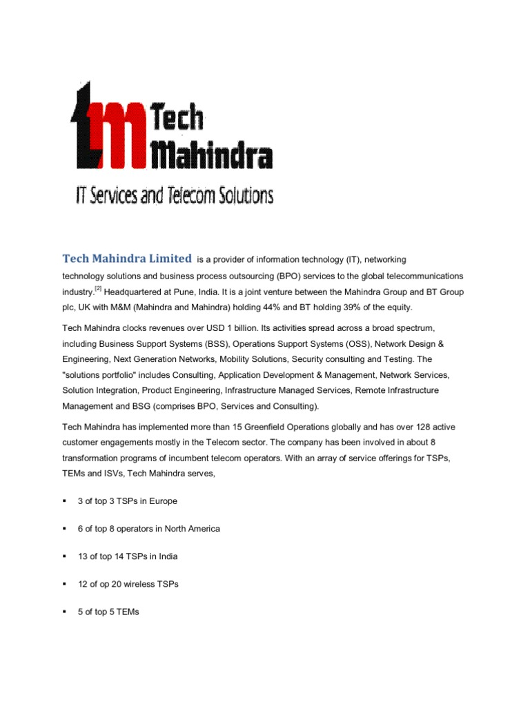 Tech Mahendra | PDF