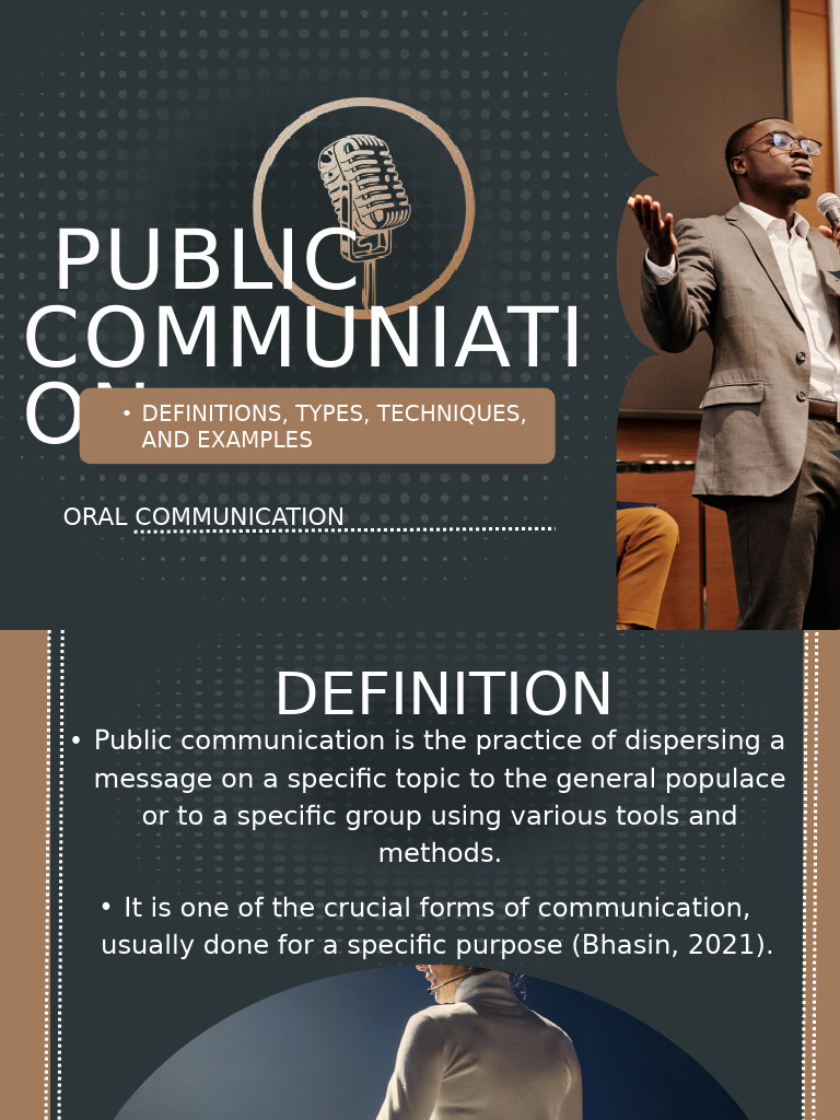 Public Communication Group 4 | PDF | Communication | Public Speaking