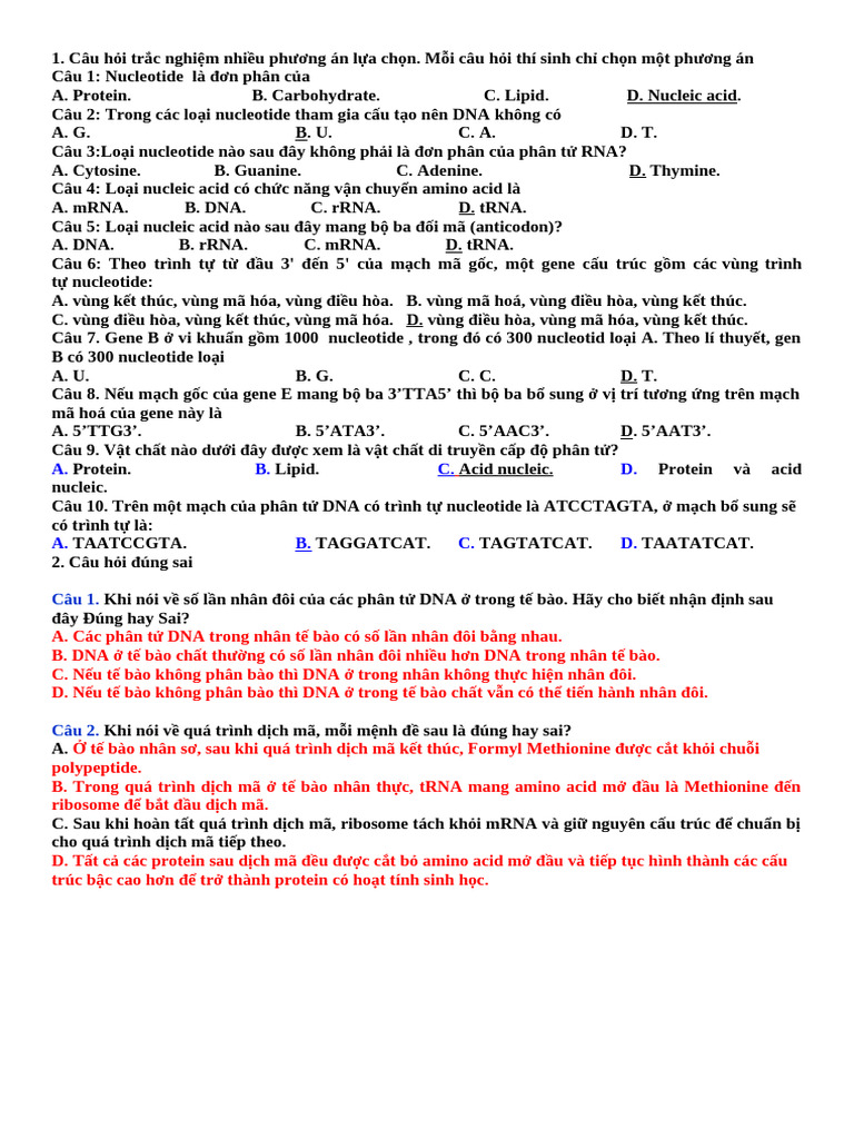 ôn tập kiểm tra tx1 | PDF