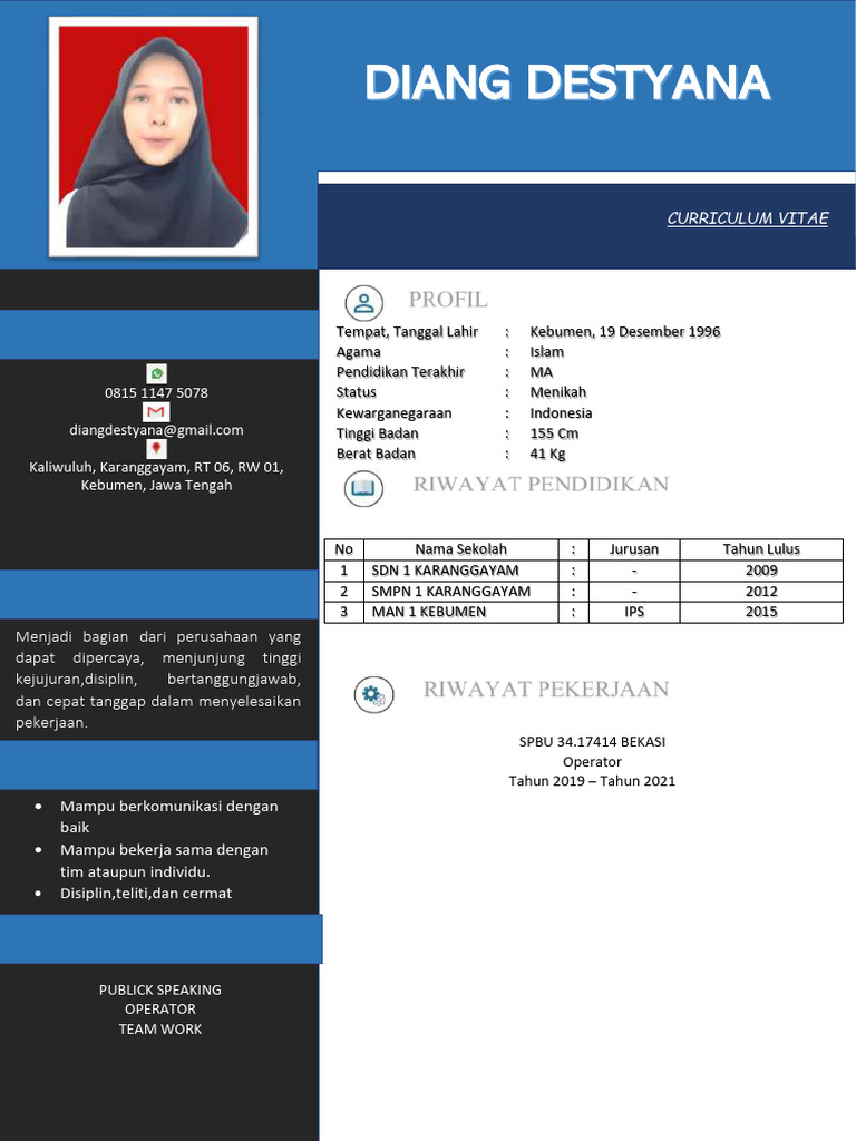CV Diang D - 241110 - 080003 | PDF