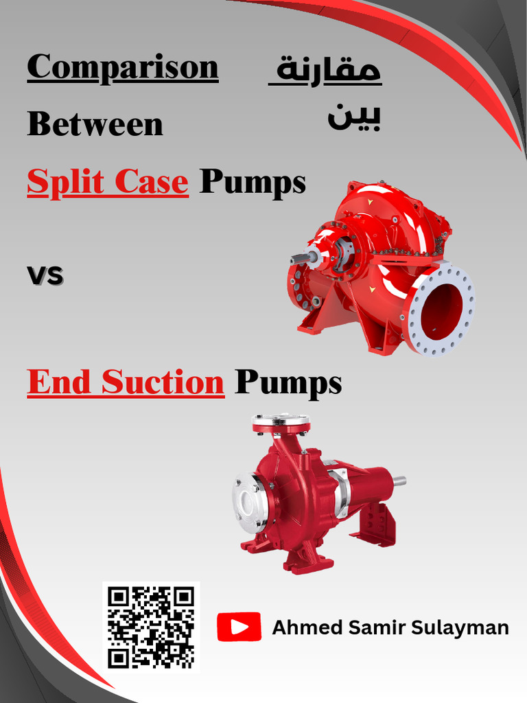 Split vs End Suction Pumps | PDF | Pump | Manufactured Goods
