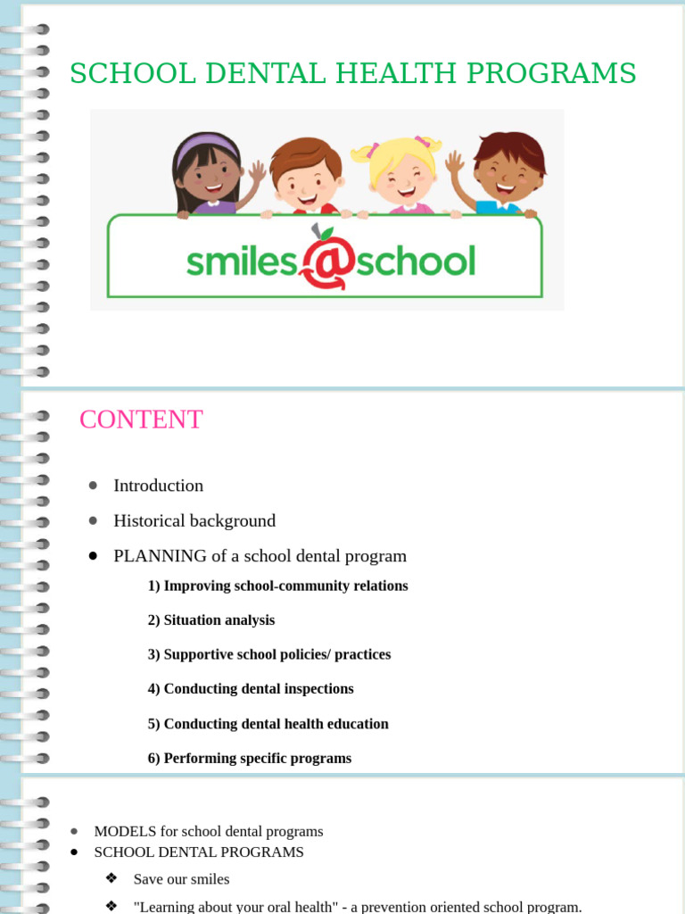School Dental Health Programs | PDF | Oral Hygiene | Dentistry