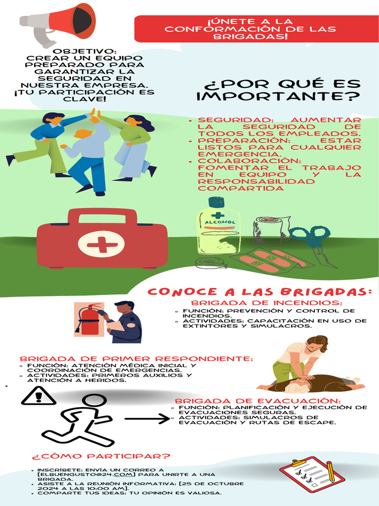 Infografia Conformacion de Brigadas | PDF