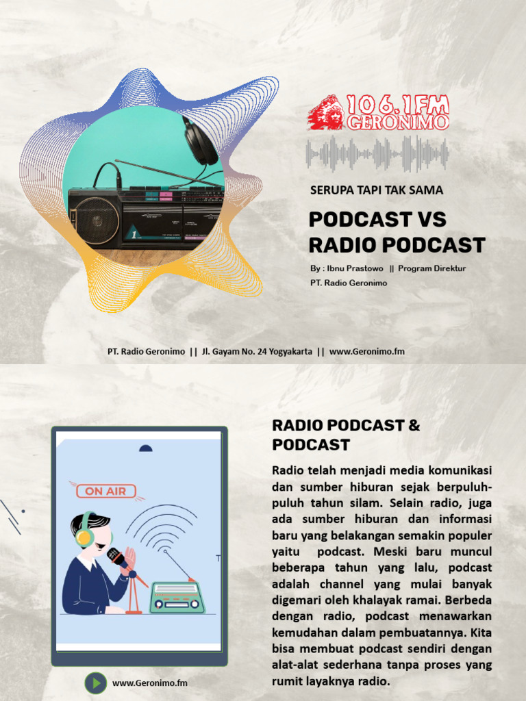 Geronimo - Radio Podcast - 2024 | PDF