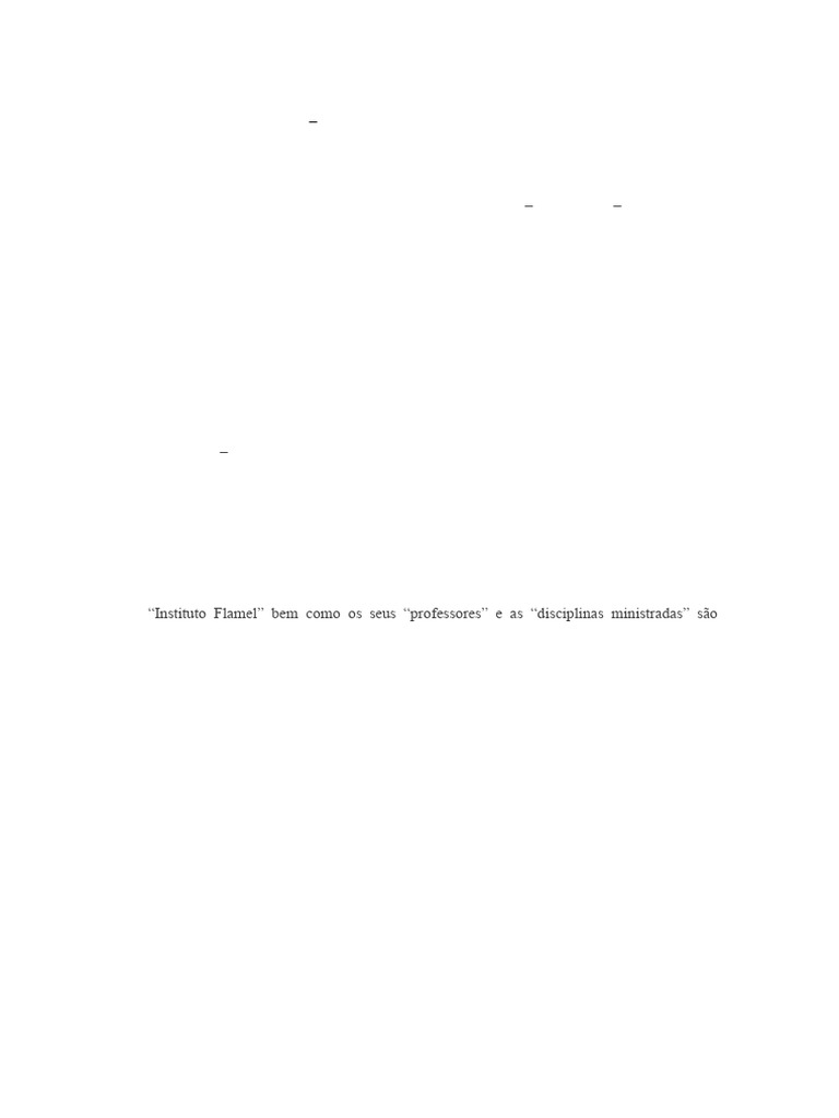 01 Contrato Instituto Flamel 04a07 Fevereiro 2022 | PDF