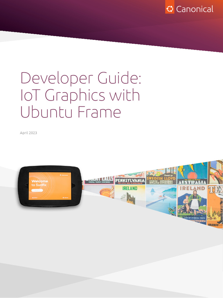 Guide For Embedding Iot Gui With Ubuntu Frame 31 03 23 Pdf Desktop Environment Computer