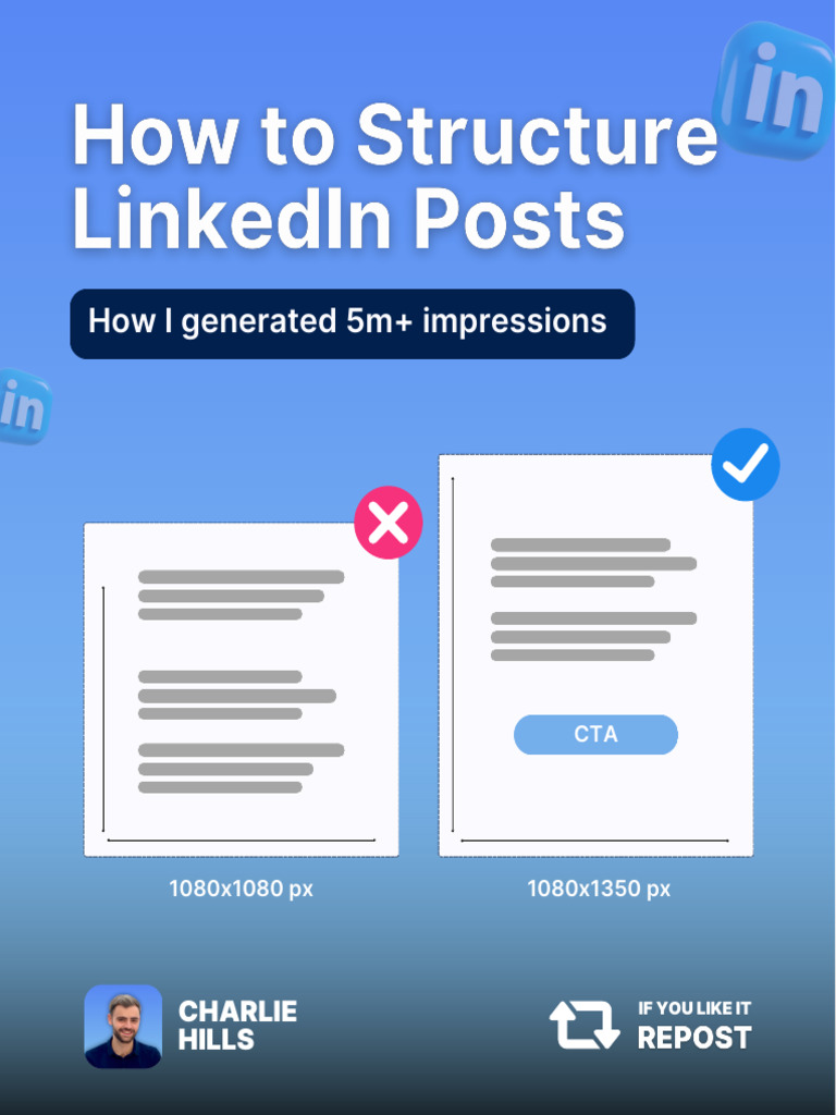 Step by Step Guide How To Structure LinkedIn Posts 1727859106 | PDF | Human Communication