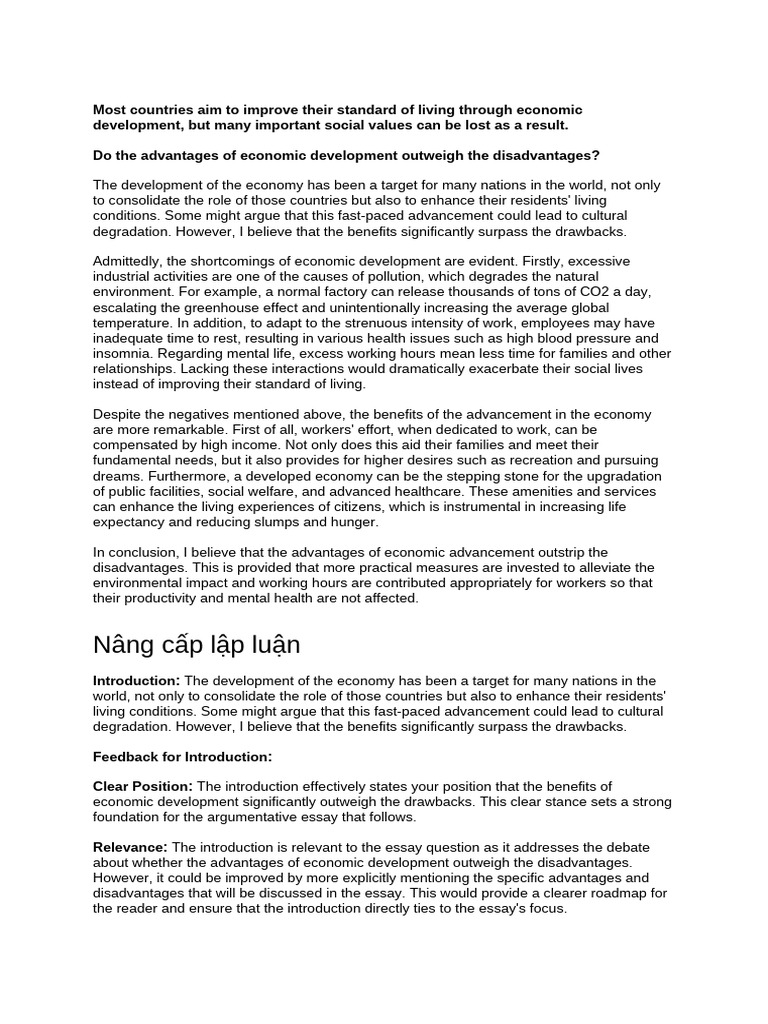 Improve Living Standard by Economy | PDF | Linguistics | Grammar