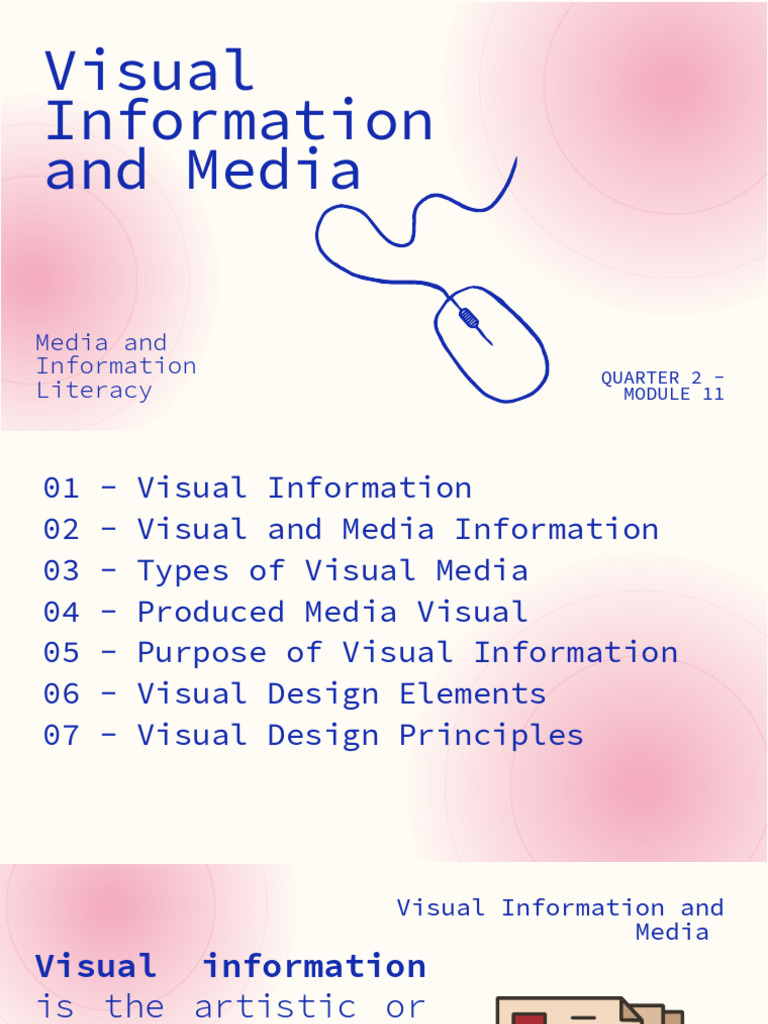 Q2 M11 - Visual and Information Media | PDF | Composition (Visual Arts ...