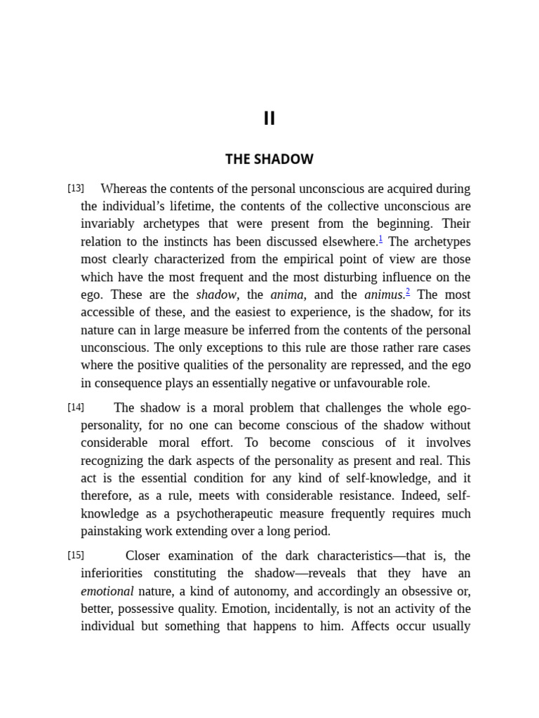 Shadow Archetype (Vol 9.2) | PDF | Shadow (Psychology) | Psychology