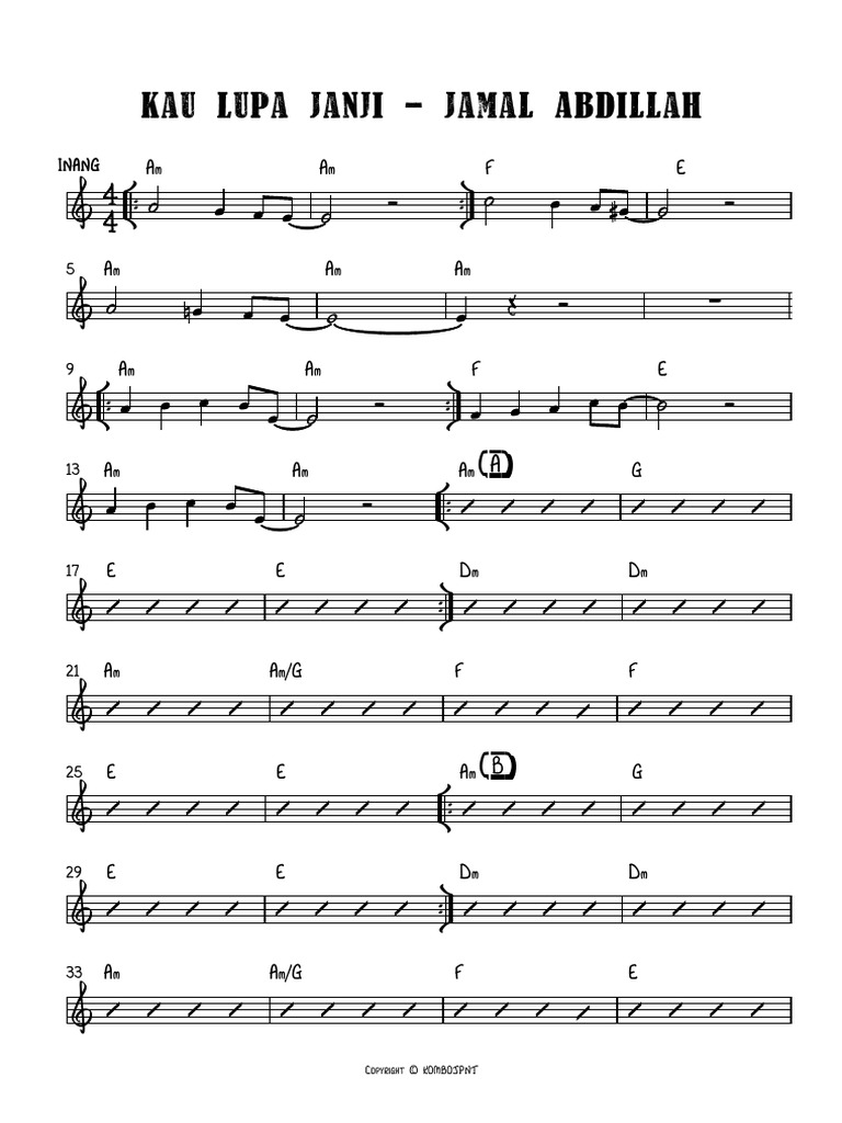 Kau Lupa Janji Aminor | PDF