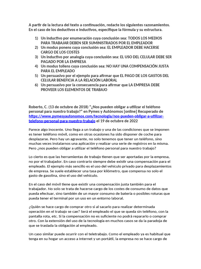 Uso Del Celular en El Trabajo | PDF | Telefonía móvil | Business