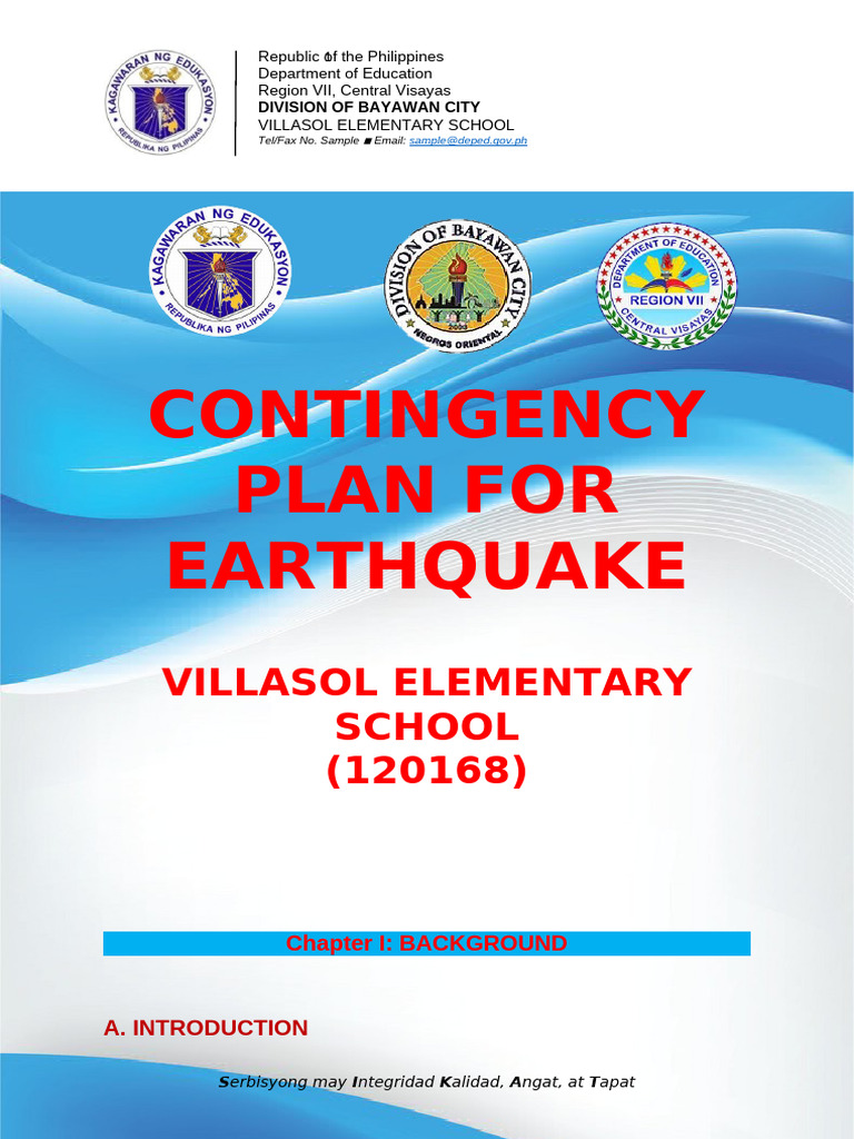 VILLASOL Contingency Plan For TYPHOON Final | PDF | Tropical Cyclones ...