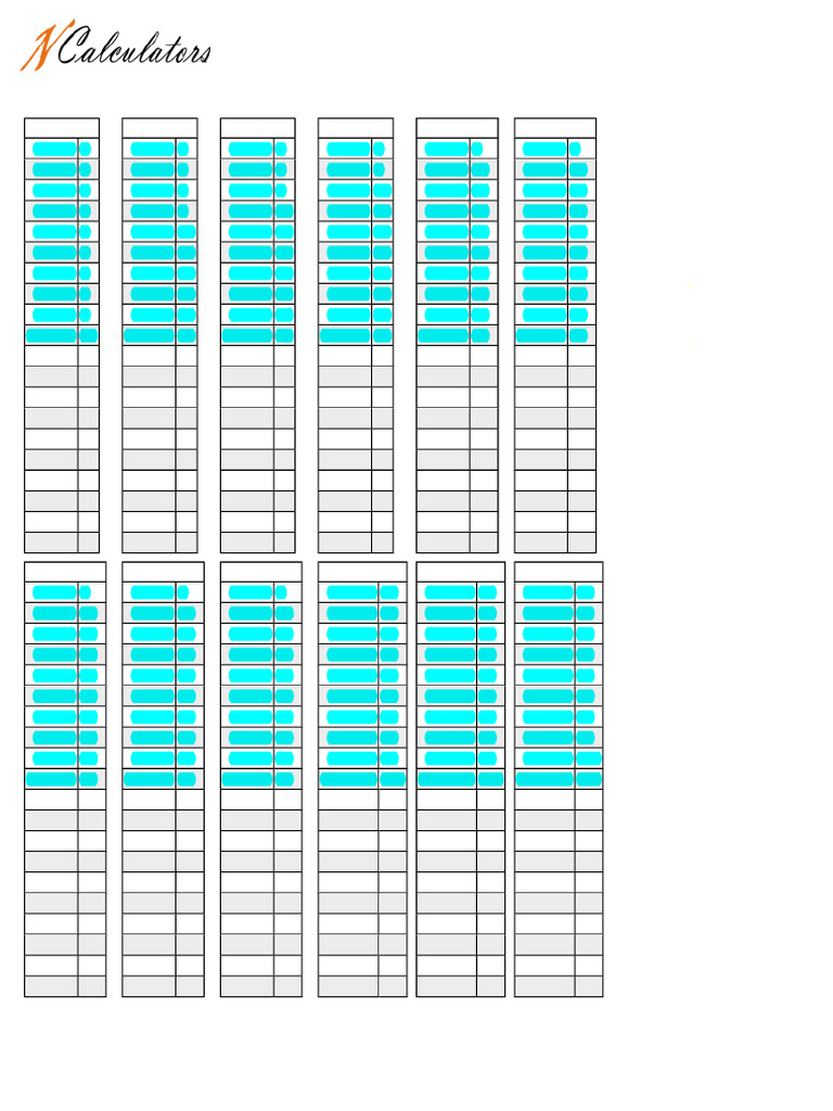 Table 1 To 30 | PDF
