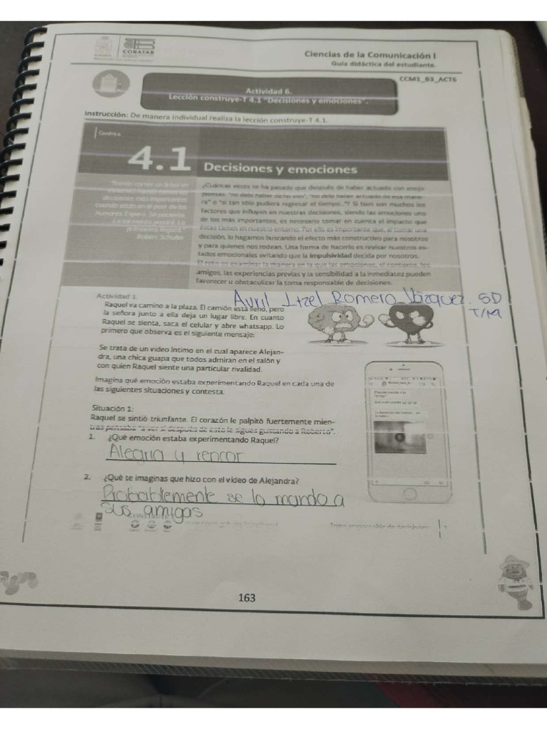 Lección Construye-T. Avril Itzel Romero Vázquez-5D-TM | PDF