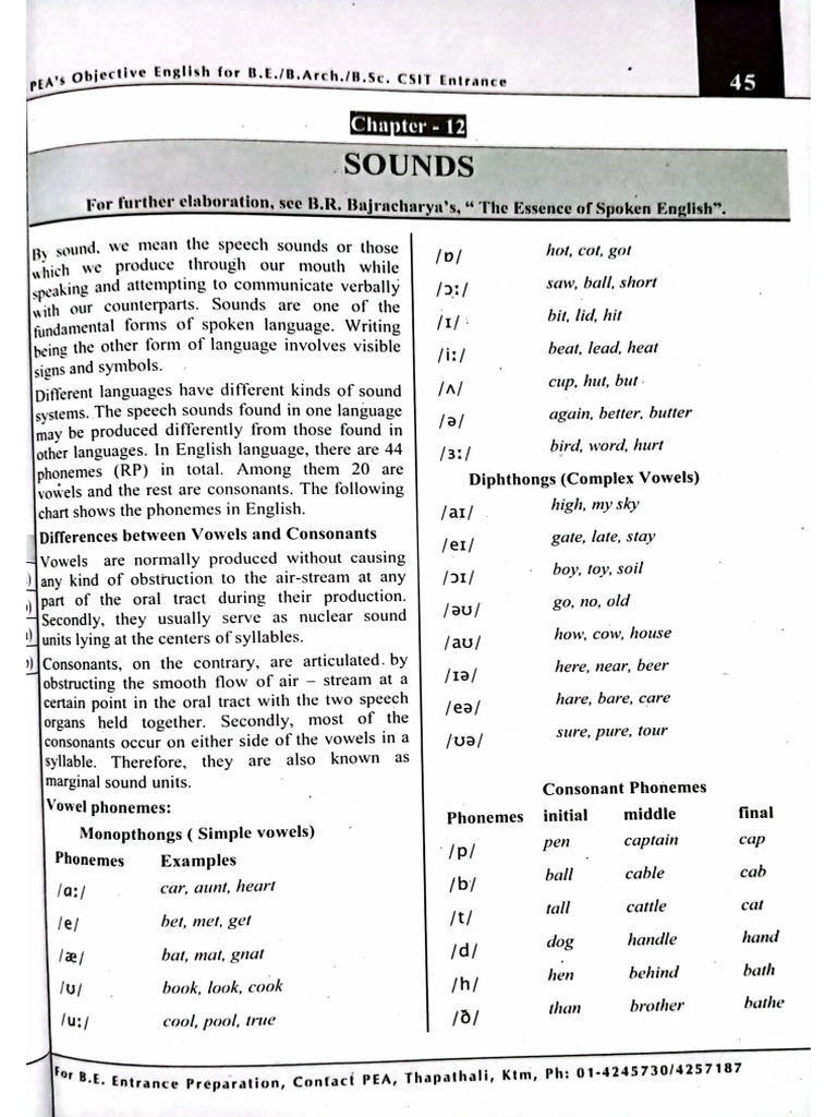 English Sounds | PDF