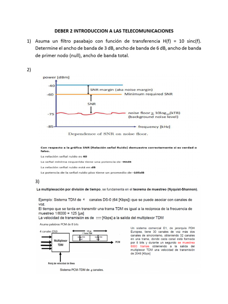 Deber 2 IntrodComunicaciones | PDF