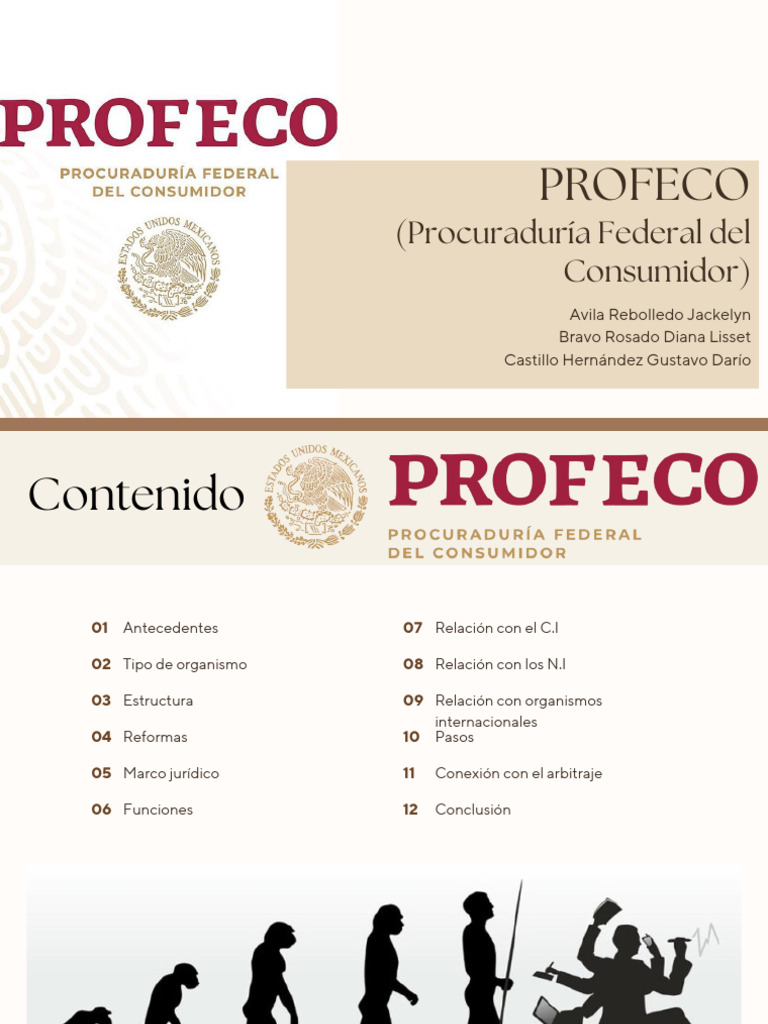 Presentación Profeco | PDF | Protección al Consumidor | Los consumidores