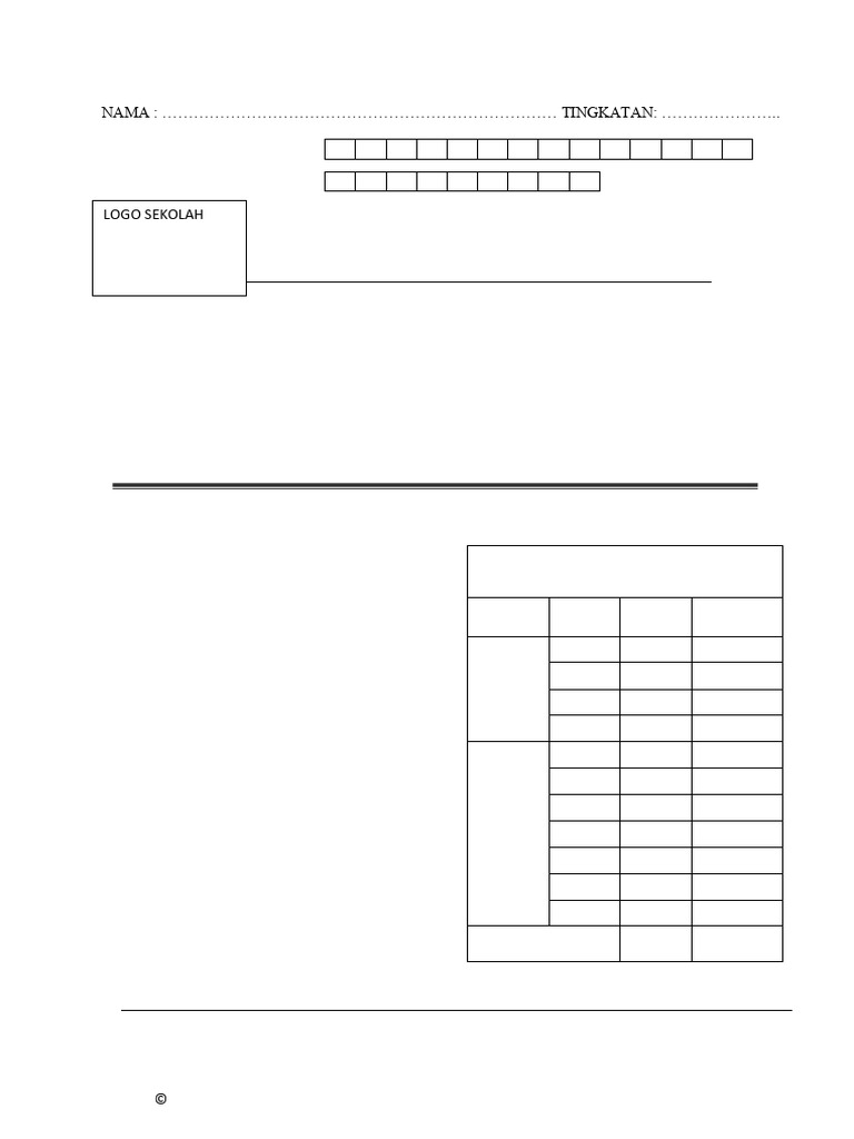 (Melaka) SJ SPM k2 2019 | PDF