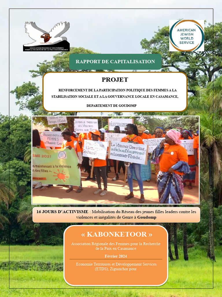 RAPPORT DE CAPITALISATION. Final RELU AVEC FOND | PDF | Gouvernance | Direction