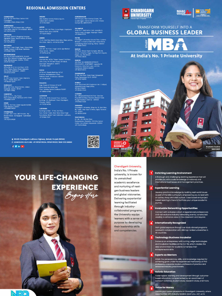 MBA Brochure 2024 | PDF