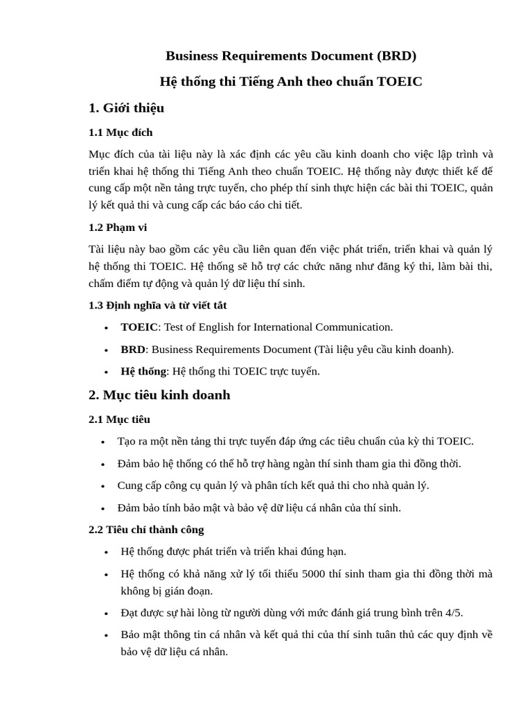 BRD 22110306HuynhVietDan | PDF