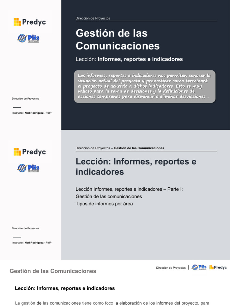 4 Módulo-De Comunicación - Informes, Reportes e Indicadores | PDF ...
