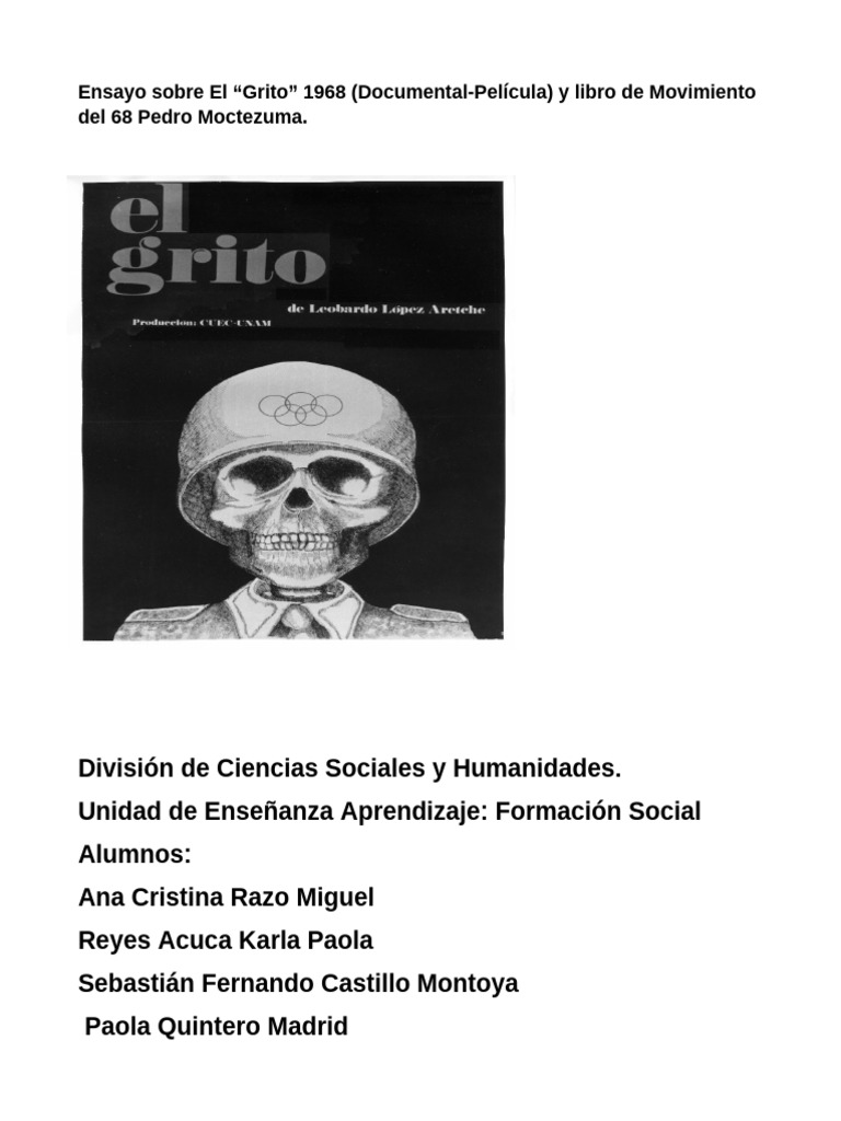 El Grito | PDF | México