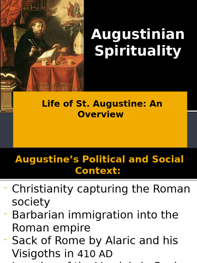 St. Augustine: Life and Spiritual Journey | PDF | Augustine Of Hippo