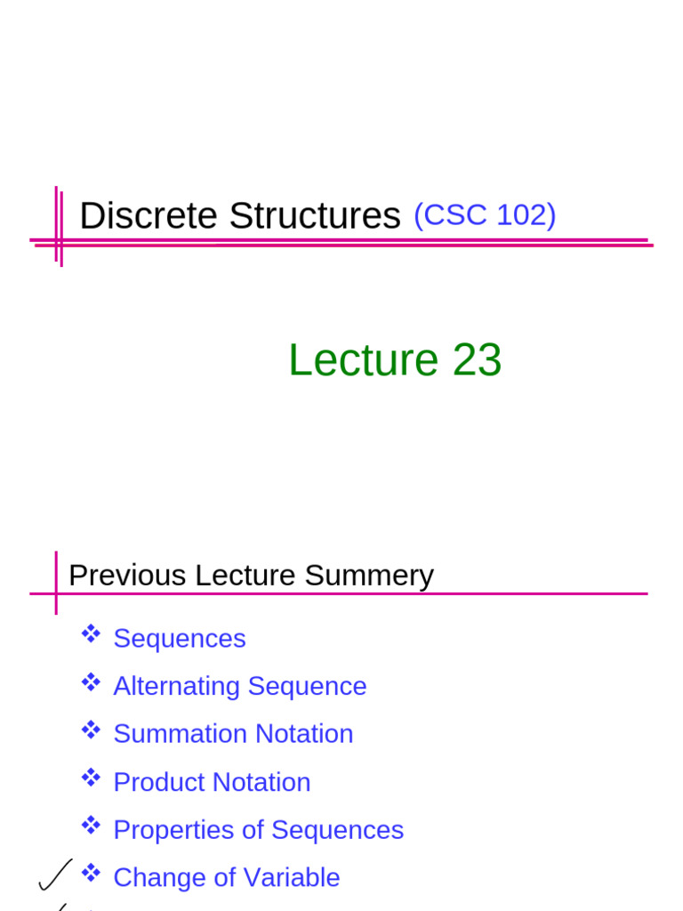 DS Lecture 23-Induction | PDF | Teaching Methods & Materials | Computers