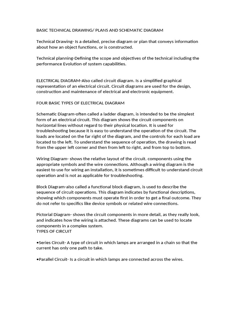 Basic Technical Drawing Handout | PDF | Computers