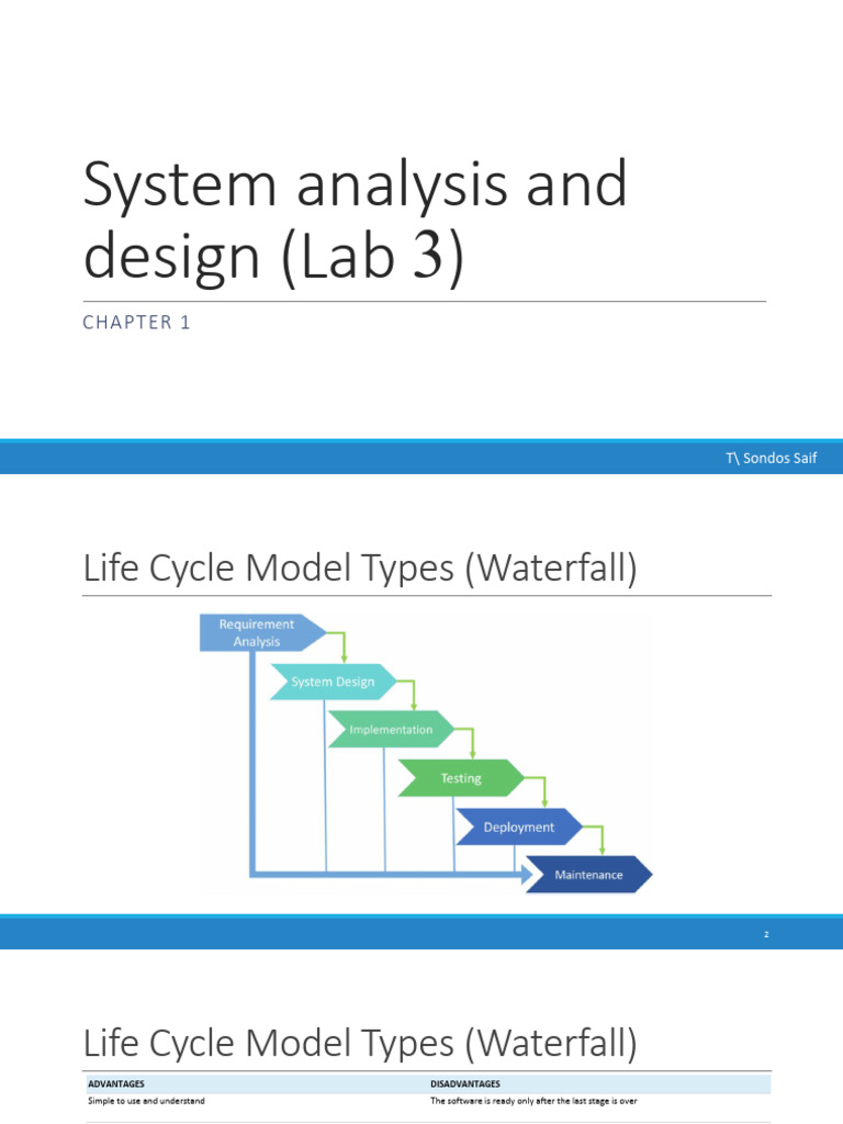 Lect3 - 5system Analysis and Design | PDF | Software Development Process | Computer Engineering