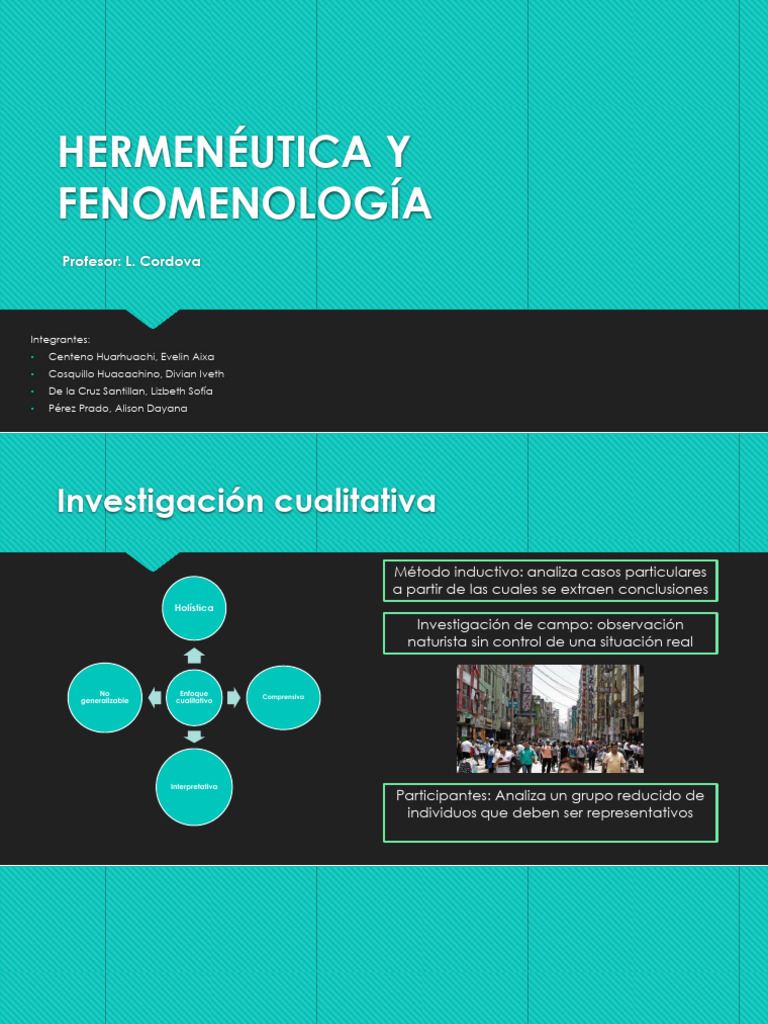 Hermeneutica y Fenomenologìa | PDF | Hermenéutica | Realidad