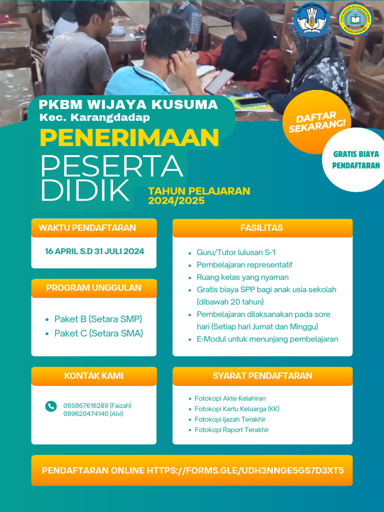 Brosur PPDB PKBM 24 | PDF