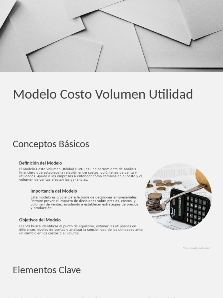 Modelo Costo Volumen Utilidad | PDF | Business | Toma de decisiones