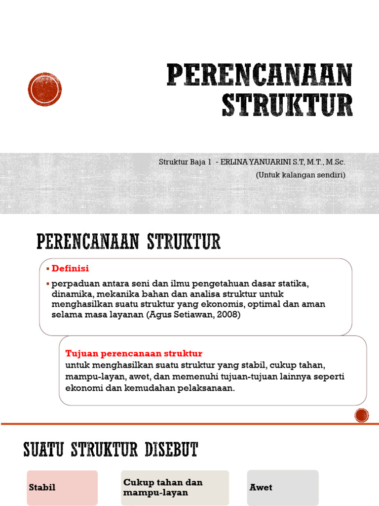 Perencanaan Struktur TKG | PDF