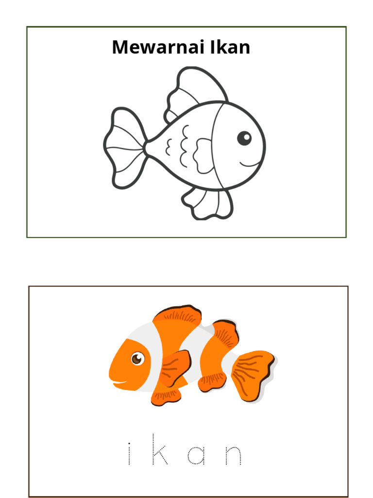 LKPD TOPIK IKAN TK Ibnu | PDF